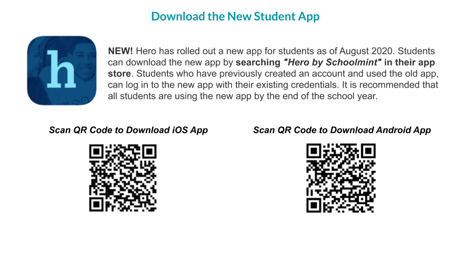 Hero - New Student App! – Hero