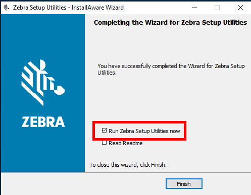 Installation of Zebra Setup Utilities for Windows – Hero